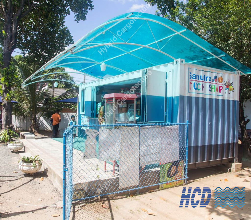Hybrid Tuck Shop | HYBRID CARGOTECTURE | Shipping Container Fabrication ...